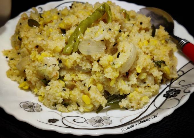 Arisi upma (rice rava upma) Recipe by Susmita Patnaik - Cookpad