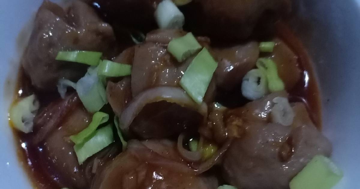 Resep Bakso saos teriyaki oleh Dapur Sesma - Cookpad