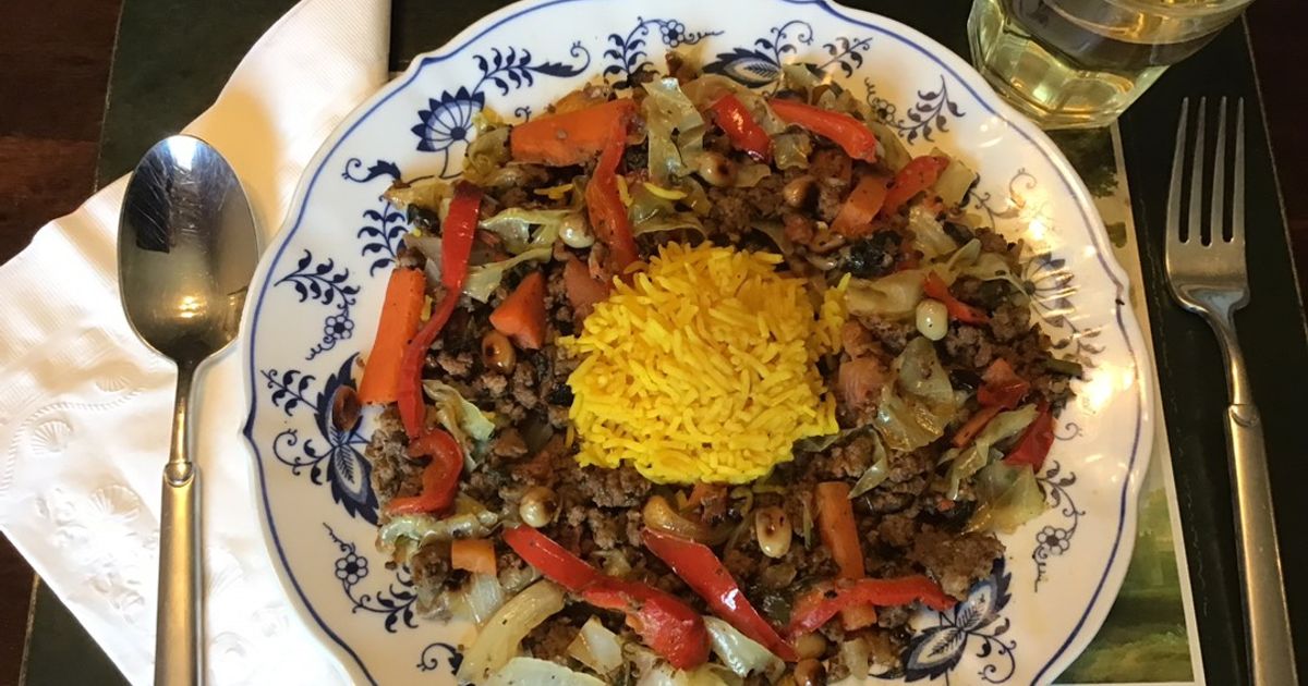 California Farm Stirfried Ground Beef With Roasted Peanuts Recipe by ...
