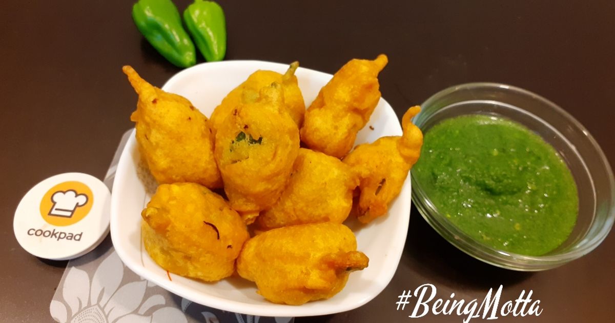Green Chilli Pakoras Recipe by Jasmin Motta _ #BeingMotta - Cookpad