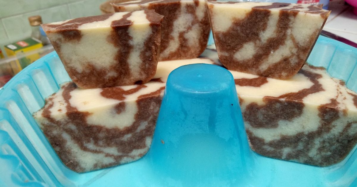Resep Puding Marmer Roti Tawar oleh Multi's Kitchen - Cookpad