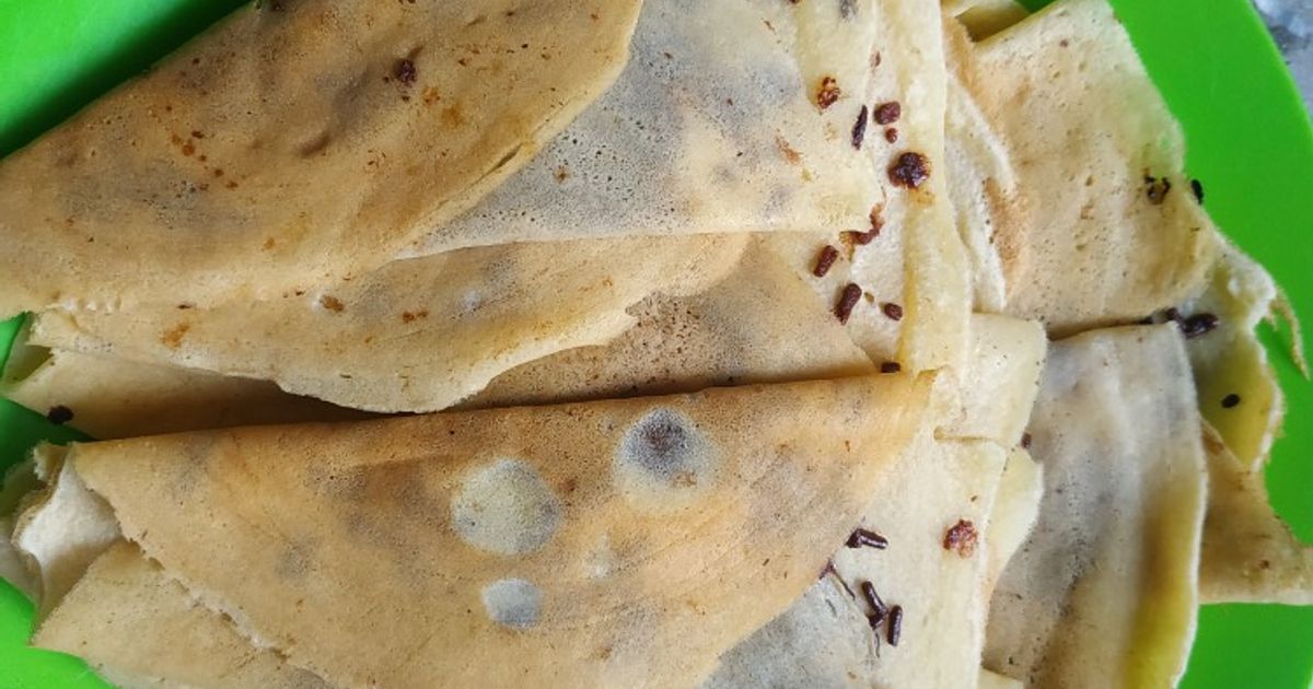 Resep Crepes Coklat Simple 3 Bahan oleh C Z A - Cookpad