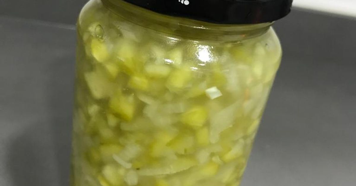 Relish De Pepinillos, Increíble Salsa 🍔🥓🥩 Receta de pedro