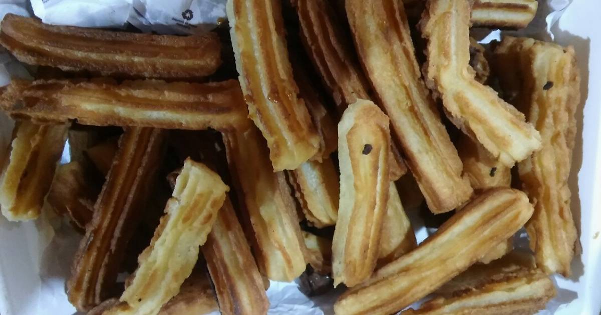 Churros de panadería - 6 recetas caseras- Cookpad