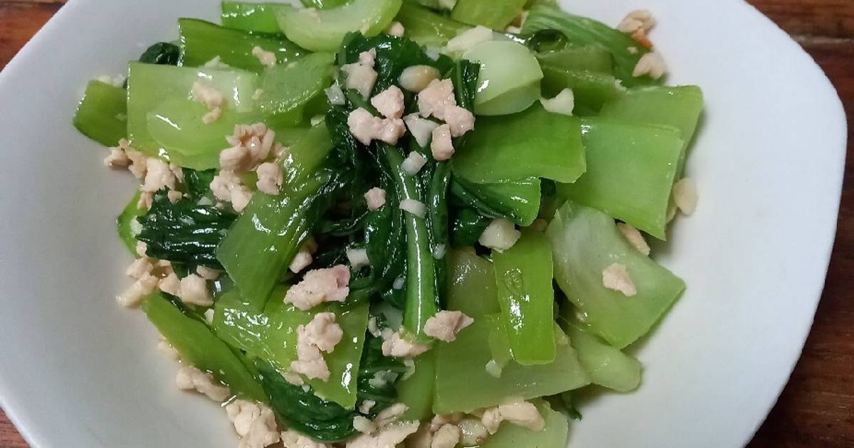 4.817 resep tumis pokcoy bawang putih enak dan mudah - Cookpad