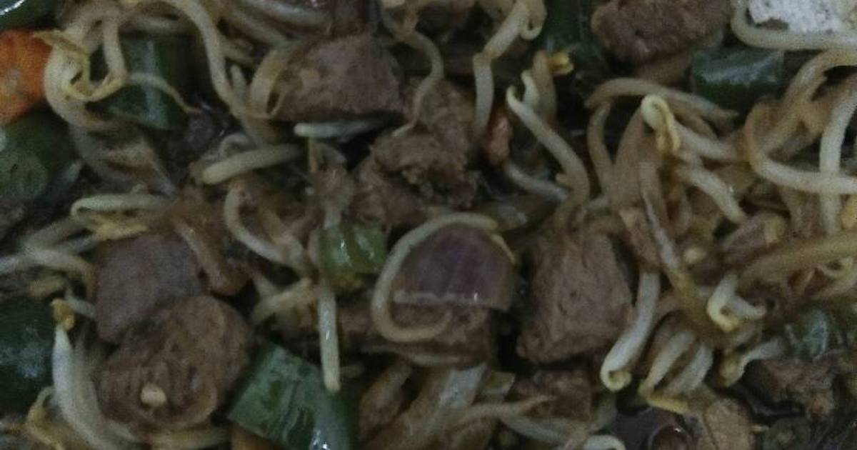 Resep Tumis toge dengan beef oleh Putu Aninda - Cookpad