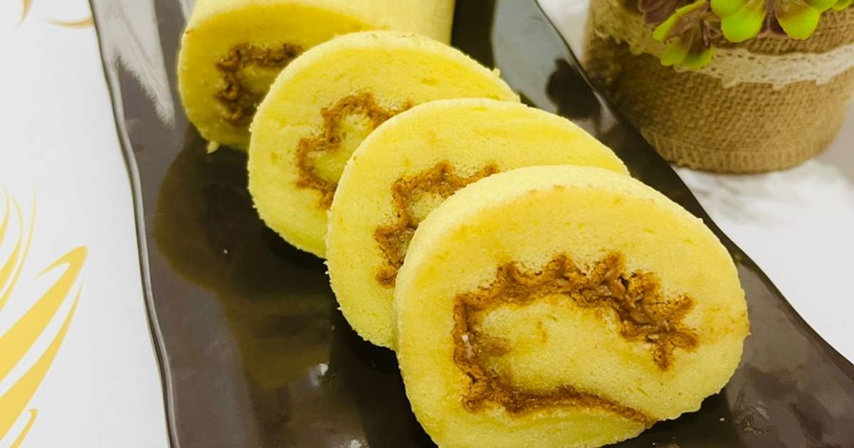 Resep 331. [Chiffon Roll] Bolu Gulung Pakai Tepung Ketan Putih oleh ...