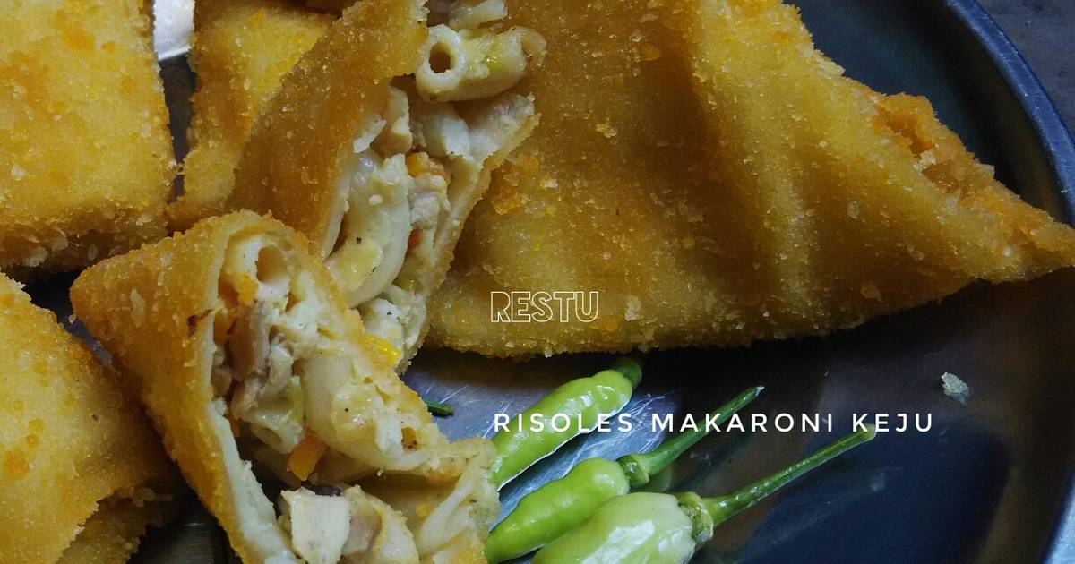 Resep Risoles Segitiga isi makaroni keju oleh Rachma Esty Utami - Cookpad