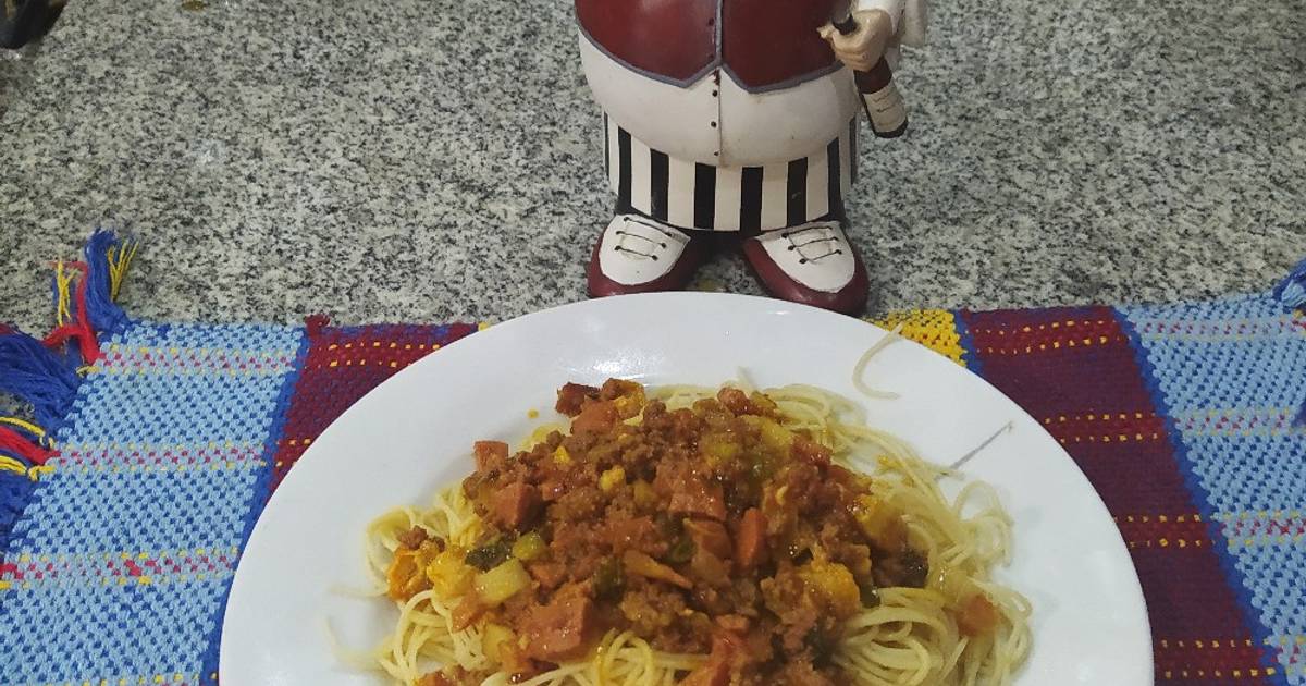 Pasta con salsa roja - 337 recetas caseras- Cookpad