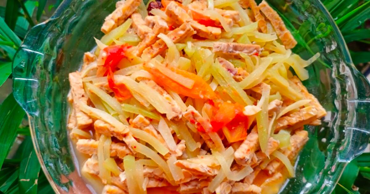 536 resep oseng jipang labu siam tempe enak dan mudah - Cookpad