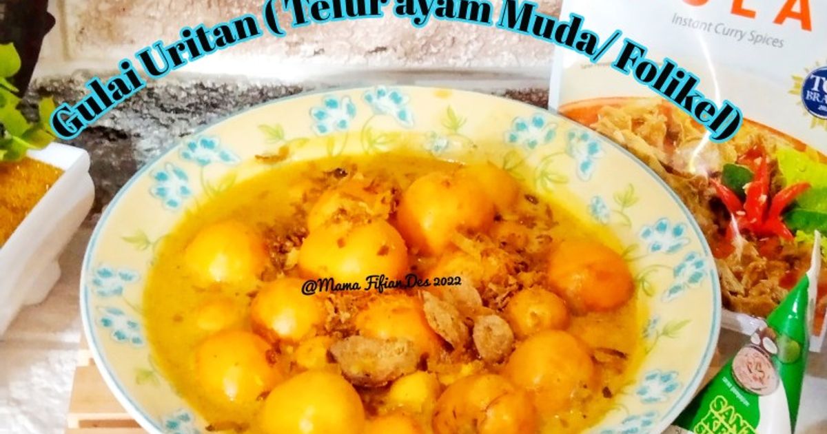 Resep Gulai Uritan Telur Ayam Muda (Folicel) oleh Lanjarsih/Mama Fifian ...