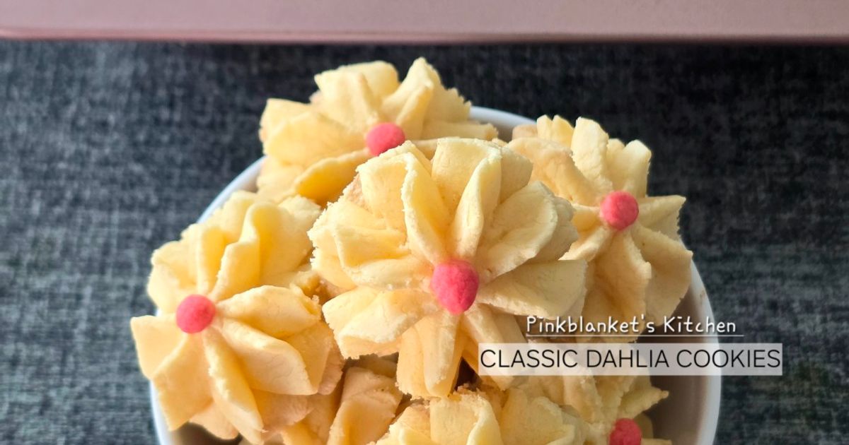 Classic Dahlia Cookies Recipe by Pinkblanket's Kitchen