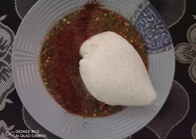 Tuwon shinkafa da miyar Danyen kubewa girki daga Yar Mama - Cookpad