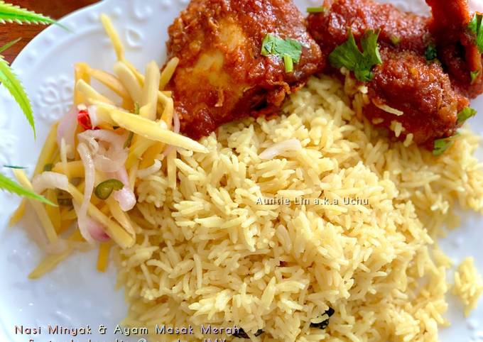 Resipi Nasi Minyak & Ayam Masak Merah oleh Sesimple Loralin - Cookpad