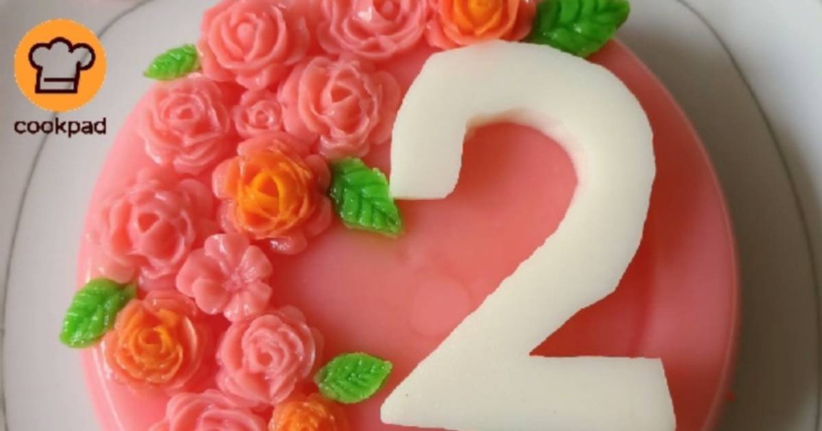 325 resep menghias puding ultah enak dan mudah - Cookpad