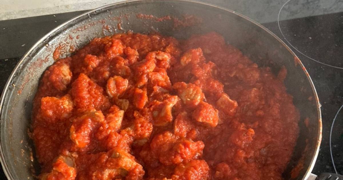 Magro de pavo con tomate Receta de Maripili- Cookpad