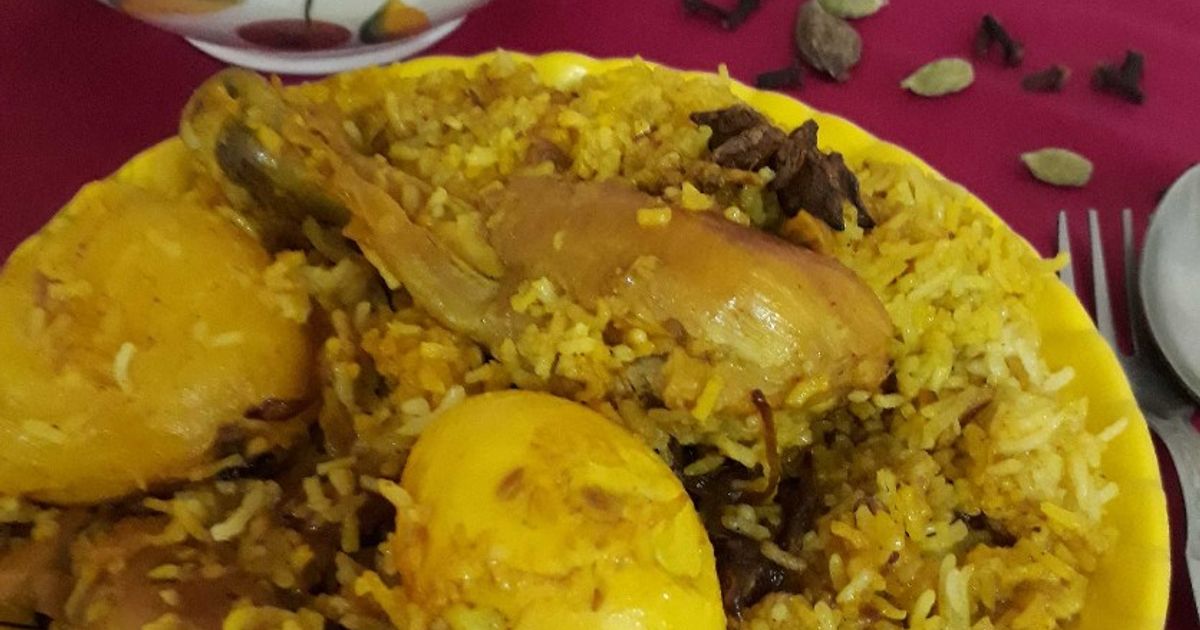 Kolkata Style Chicken Biryani Recipe by Brishti Ghosh - Cookpad
