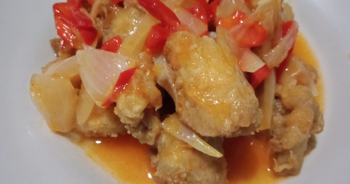 Resep Kakap Goreng Tepung Saos Asem Manis oleh ELLA - Cookpad