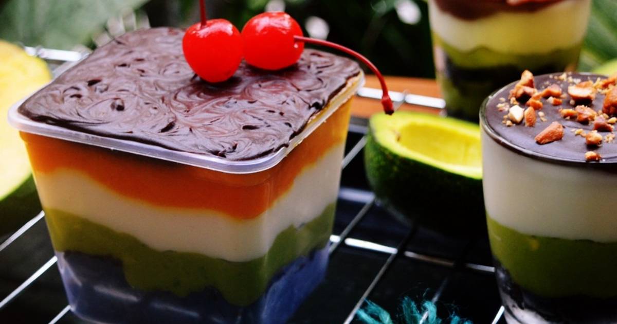 123 resep mango layer enak dan mudah - Cookpad