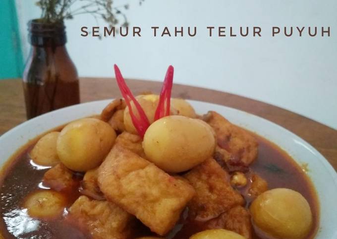 Resep Semur Tahu Telur Puyuh oleh Ummu Ruqayyah - Cookpad