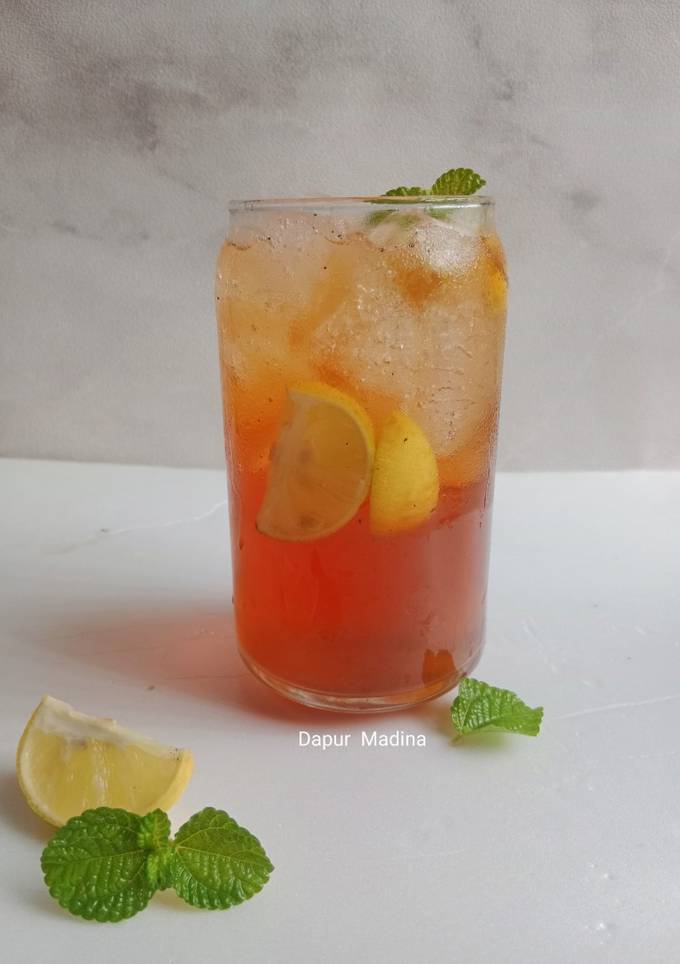 Resep Es Teh Serai Lemon oleh Haryanti Andrie - Cookpad