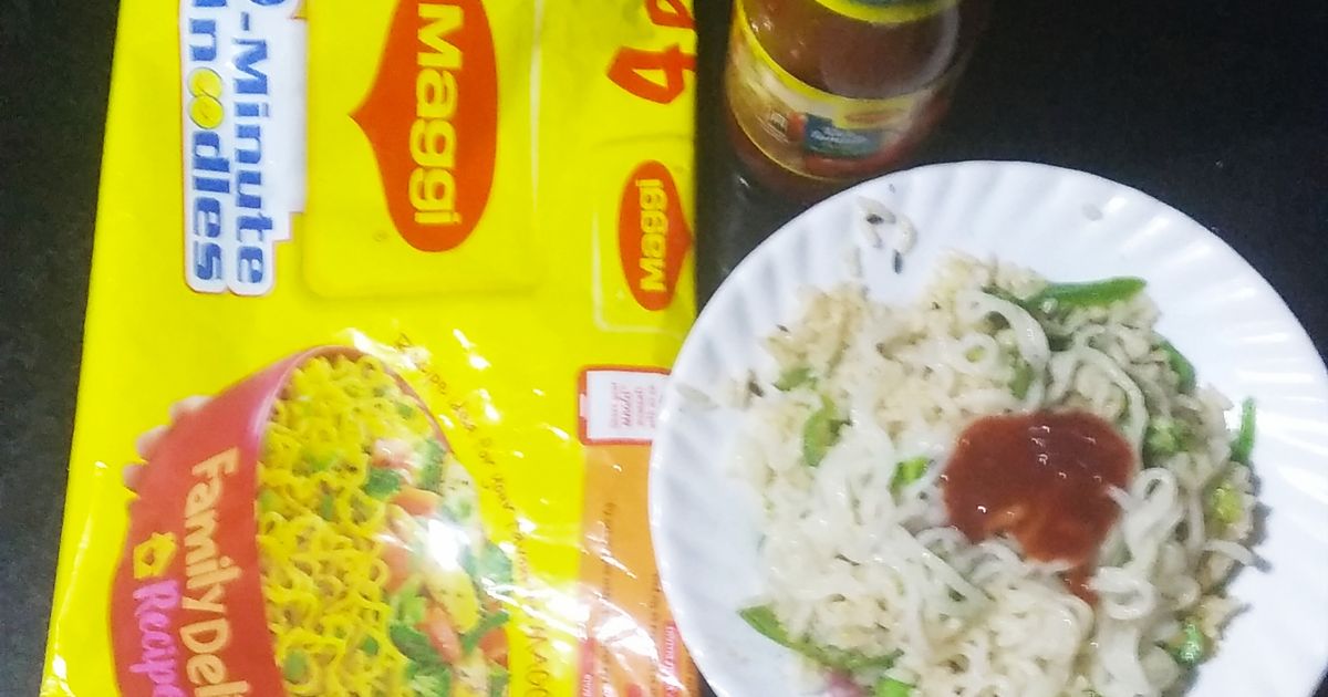 Nutan Shah દ્વારા રેસીપી મેગી રાઈસ પુલાવ (Maggi Rice Pulao Recipe In ...
