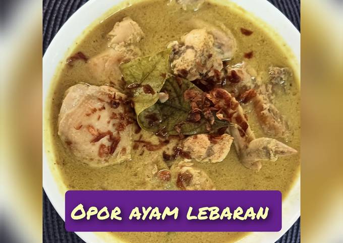 Resep Opor Ayam Lebaran Oleh Aisidin Danuartha Cookpad