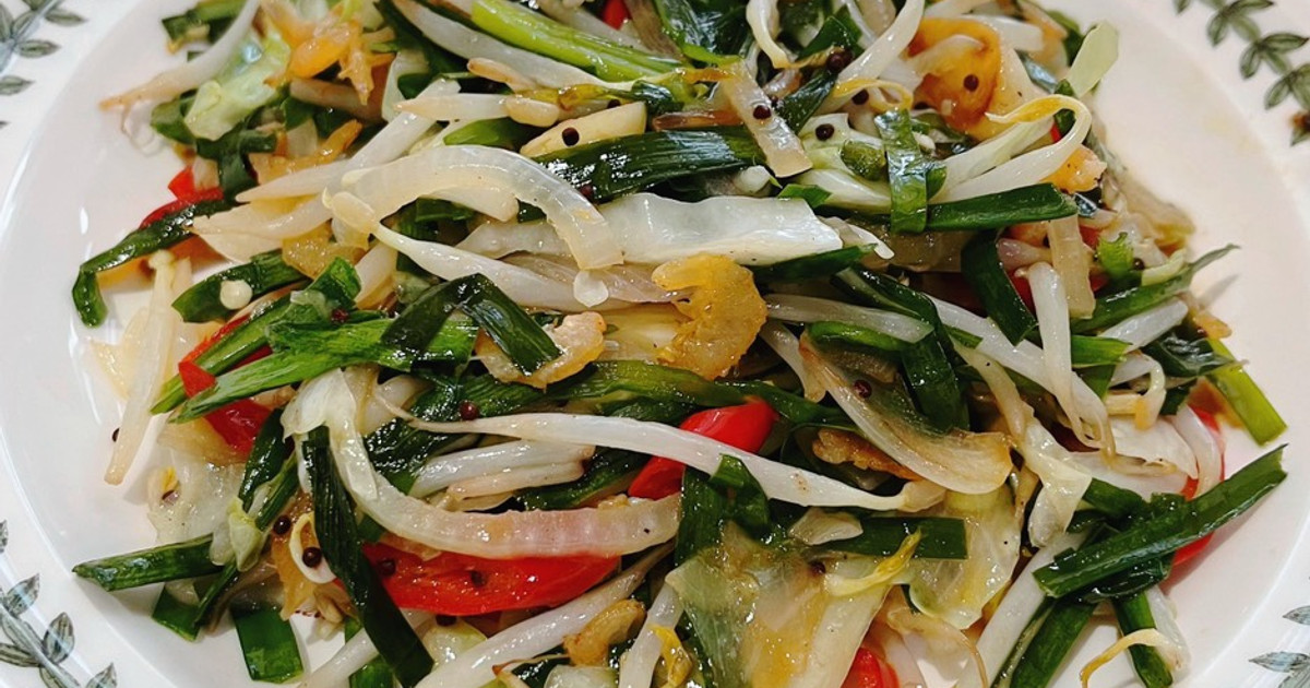 Resipi 👩‍🍳Kuchai Tauge Tumis Biji Sawi oleh Mahadiah - Cookpad
