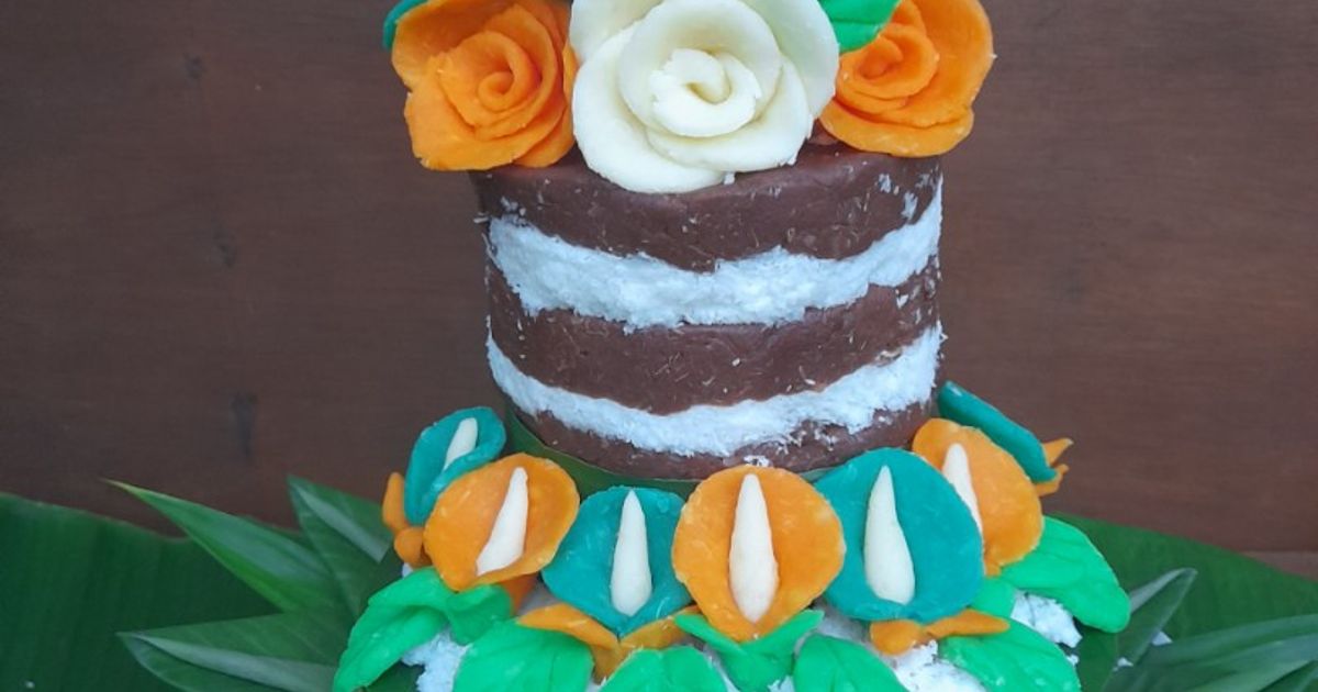 Resep Kue Ulang Tahun Getuk Singkong oleh Shofia_Rafa - Cookpad