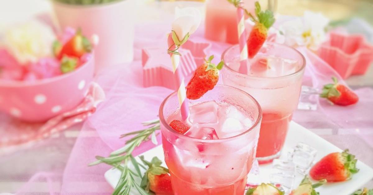 12 resepi jus strawberry yang sedap dan mudah oleh komuniti cookpad ...