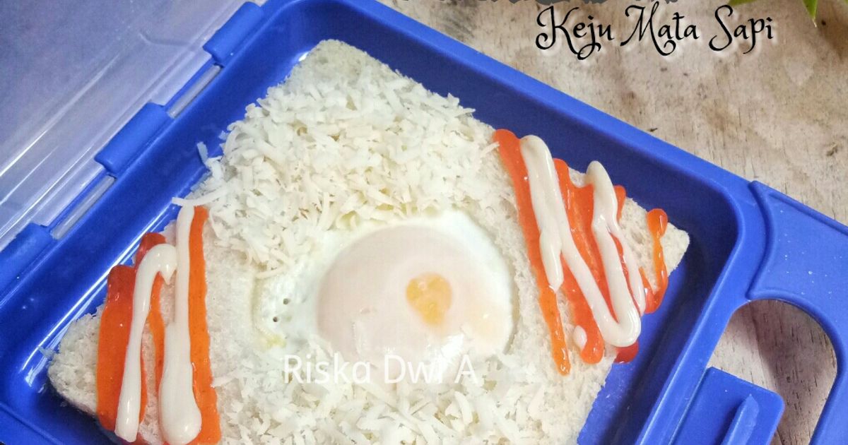 Resep Roti Tawar Keju Mata Sapi oleh Riska Dwi A - Cookpad