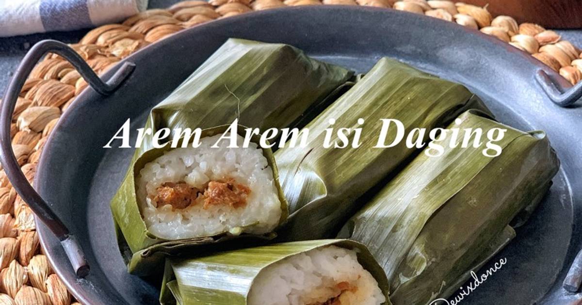 Resep Arem Arem isi Daging oleh Dewix Donce - Cookpad