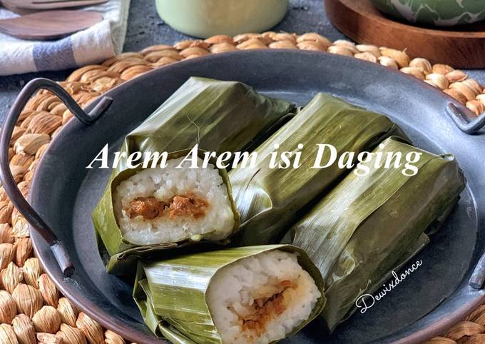 Resep Arem Arem isi Daging oleh Dewix Donce - Cookpad
