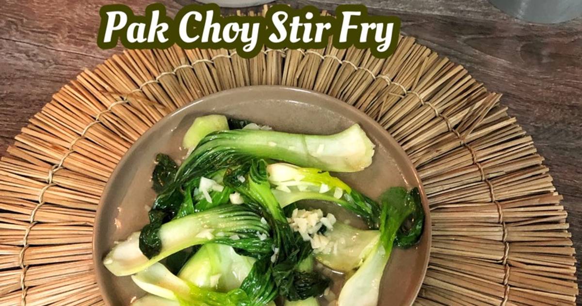 Resipi Pak Choy Stir Fry oleh Salina Jalaludin - Cookpad