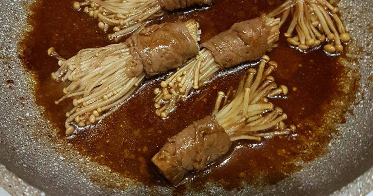 Resep Enoki Beef Rolls oleh Endiska - Cookpad