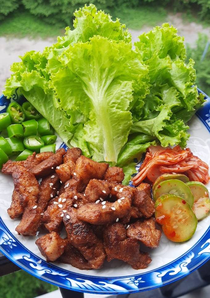 สูตร หมูย่างโคชูจัง โดย DA Suchada - Cookpad