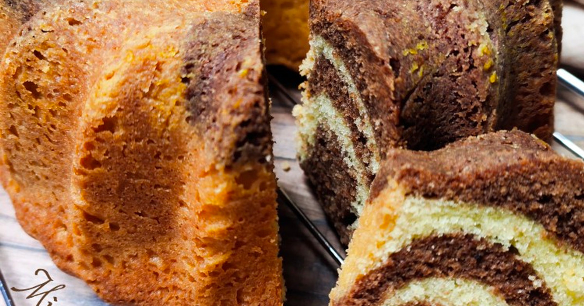 Resep Mini Marble Cake (Marmer Cake Ekonomis 2 Telur) oleh Laily ...