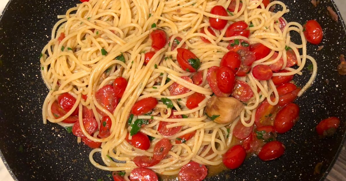 Ricetta Spaghetti Alici Datterini E Sardella Calabrese di ...