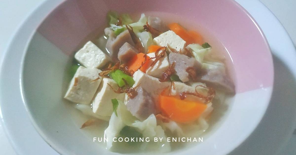 531 resep sup tahu bakso enak dan mudah - Cookpad