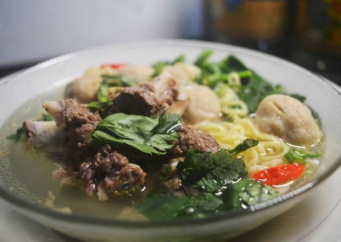 Resep Bakso sapi kuah oleh Pawone Pak waluyo - Cookpad