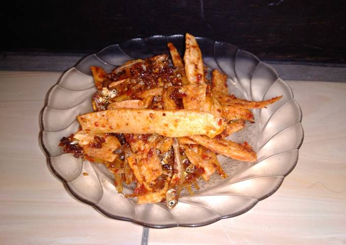 Resep Keripik ubi balado oleh Liza Fitri - Cookpad