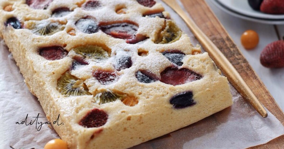 Resep Fruits Pastry Cake oleh Aditya Damayanti - Cookpad