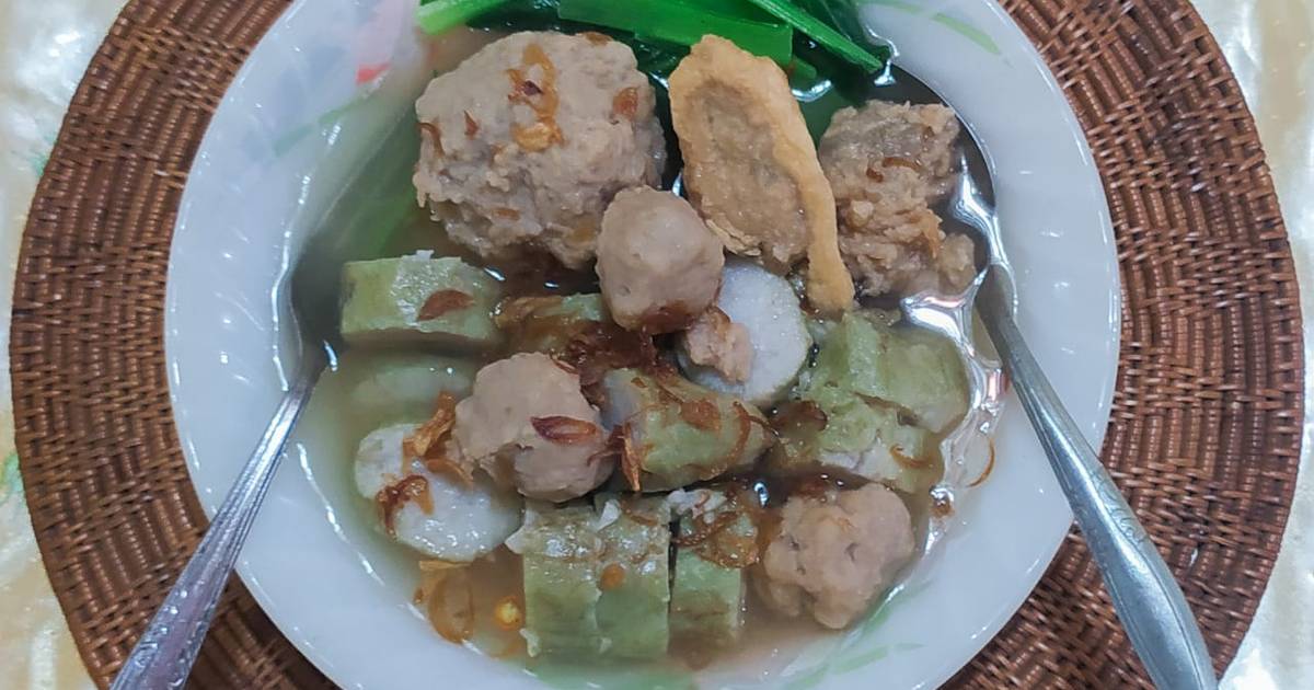 Resep Bakso Daging Sapi oleh Dapoer_nona - Cookpad