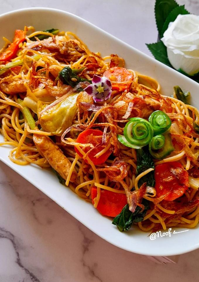 Resep Capellini Goreng Jowo ala Chef Noof oleh Noof's Kitchen - Cookpad
