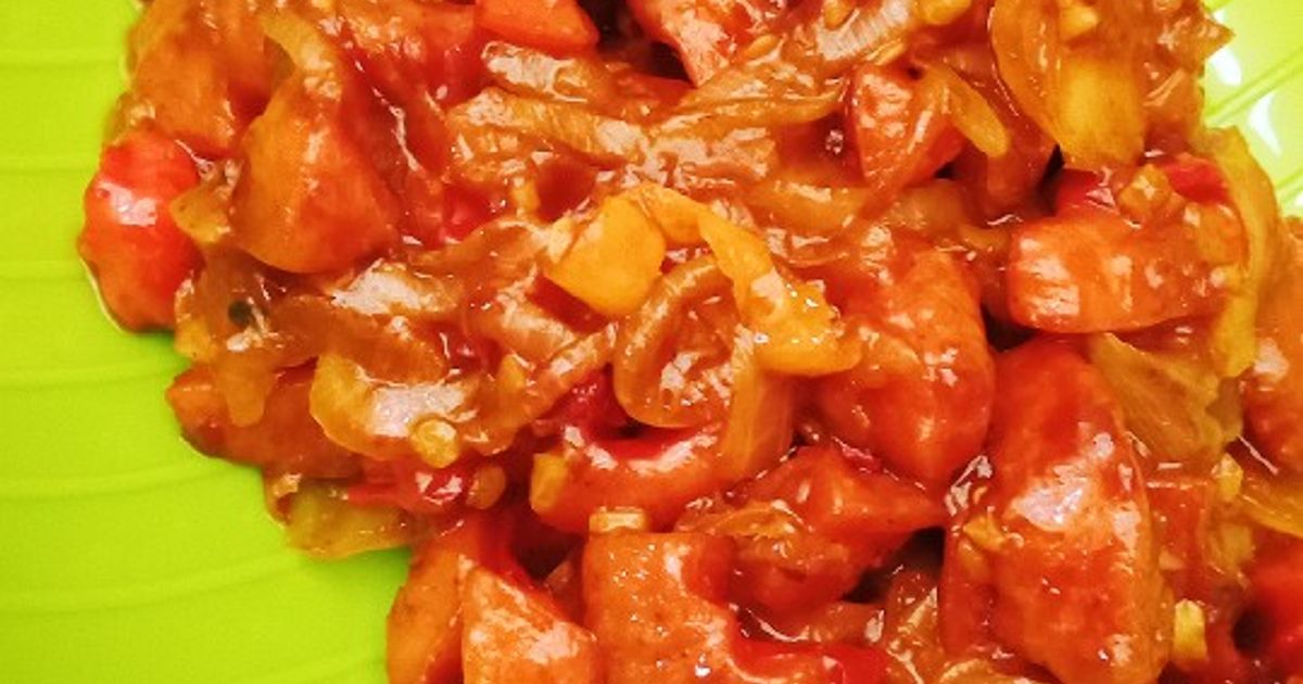 Resep sosis saos bbq pedas rumahan enak dan mudah - Cookpad