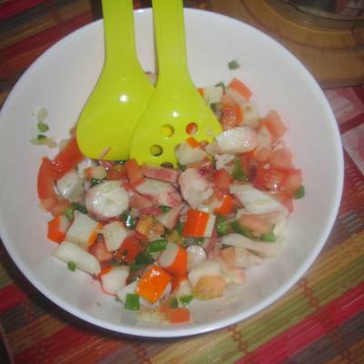 Salpicón de rejo y bocas de mar Receta de tuvesyyohago- Cookpad