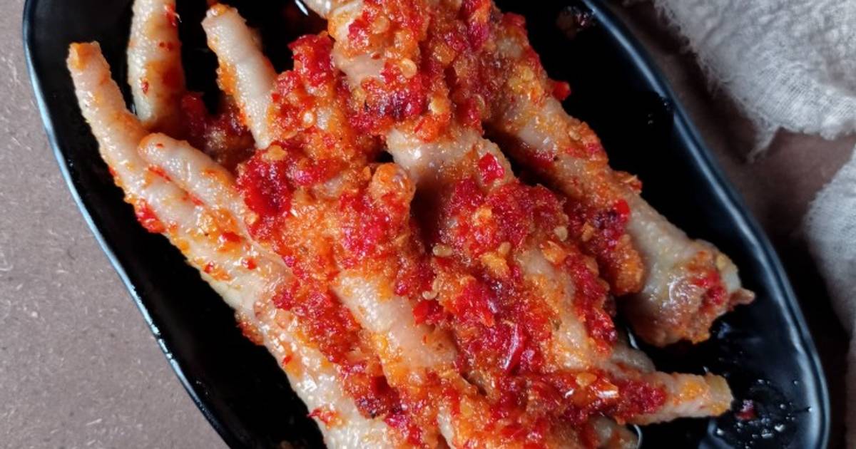 Resep Ceker bumbu kencur pedas oleh Mama Queen - Cookpad