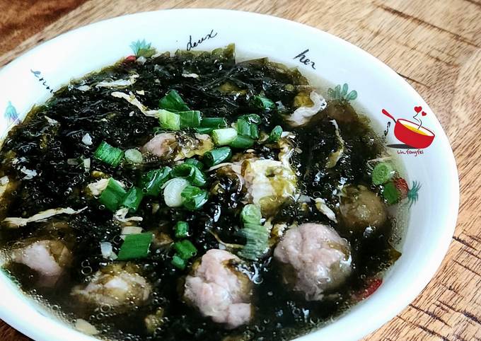 Resep Sup Bola Babi Rumput Laut oleh Lin_Fangfei - Cookpad