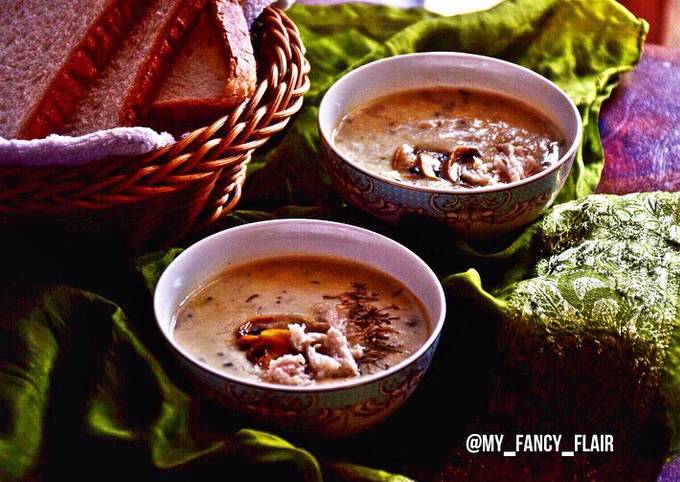 Cream of mushroom with chicken #nomaida Recipe by Vijeta @myfancyflair ...