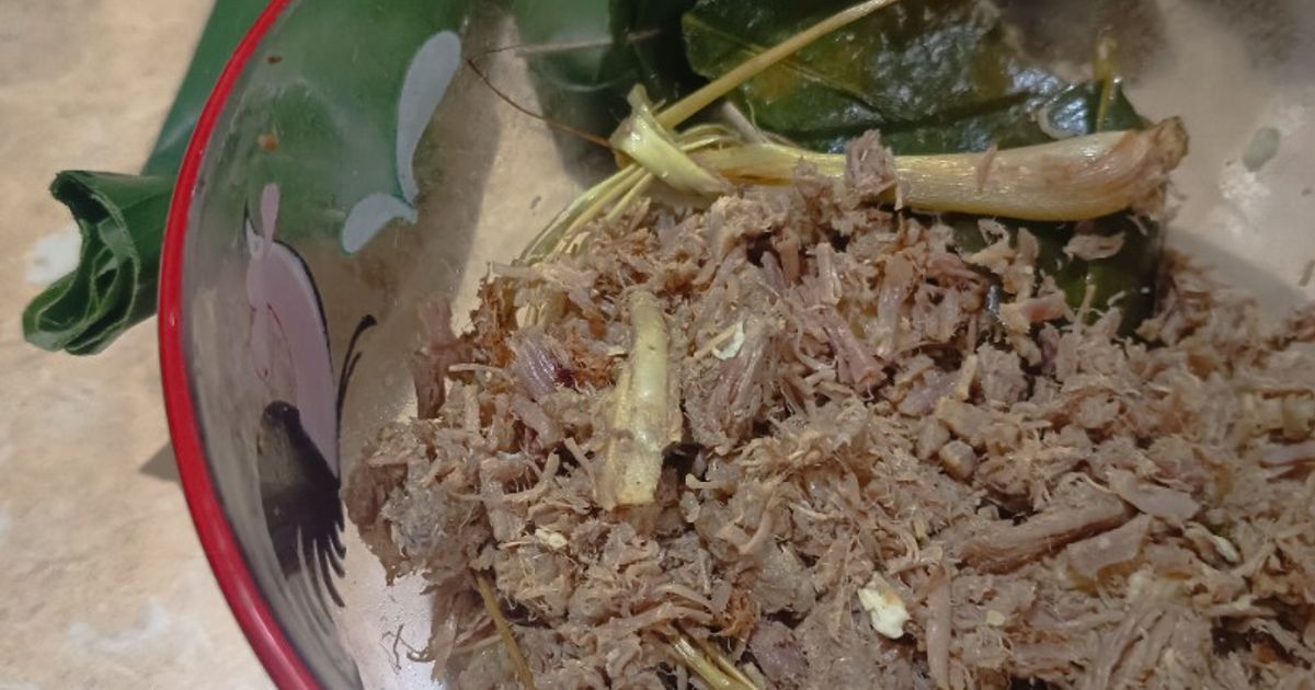 Resep isian lemper daging rumahan enak dan mudah - Cookpad